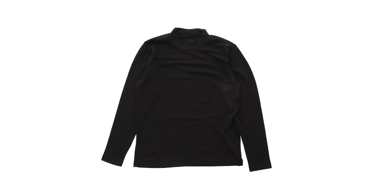 POLEWARDS（キッズ）ジュニア VIATEX 長袖ハイネックシャツ PW2LKU14BLK | ゴルフ用品はヴィクトリアゴルフ