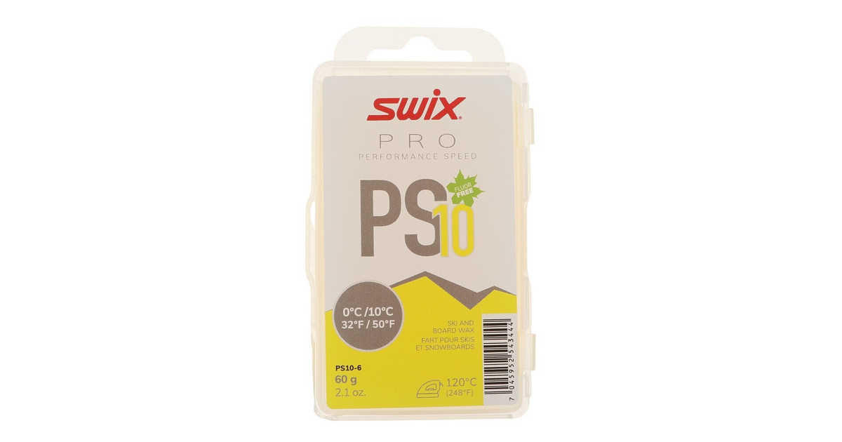 スウィックス（swix）（メンズ、レディース、キッズ）ワックス 固形 PRO Performance Speed PS 60g PS10-6 イエロー メンテナンス スキー スノーボード ...