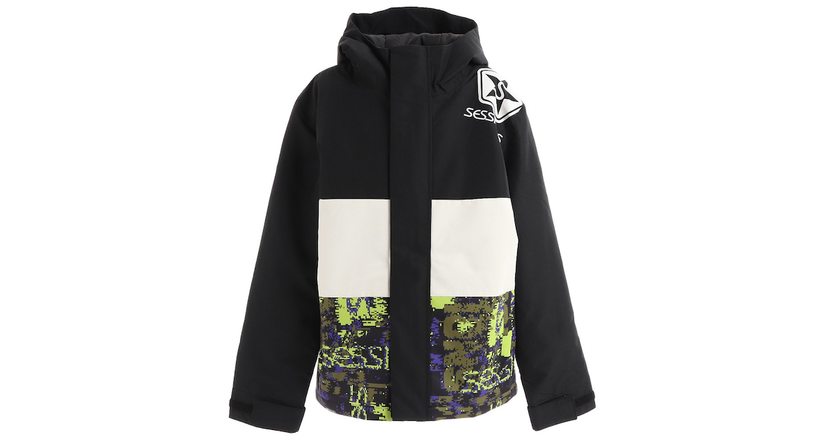 セッションズ（SESSIONS）（キッズ）ジュニア VITAL ジャケット Y003 BLACK | ウィンタースポーツ・マリン用品はヴィクトリア