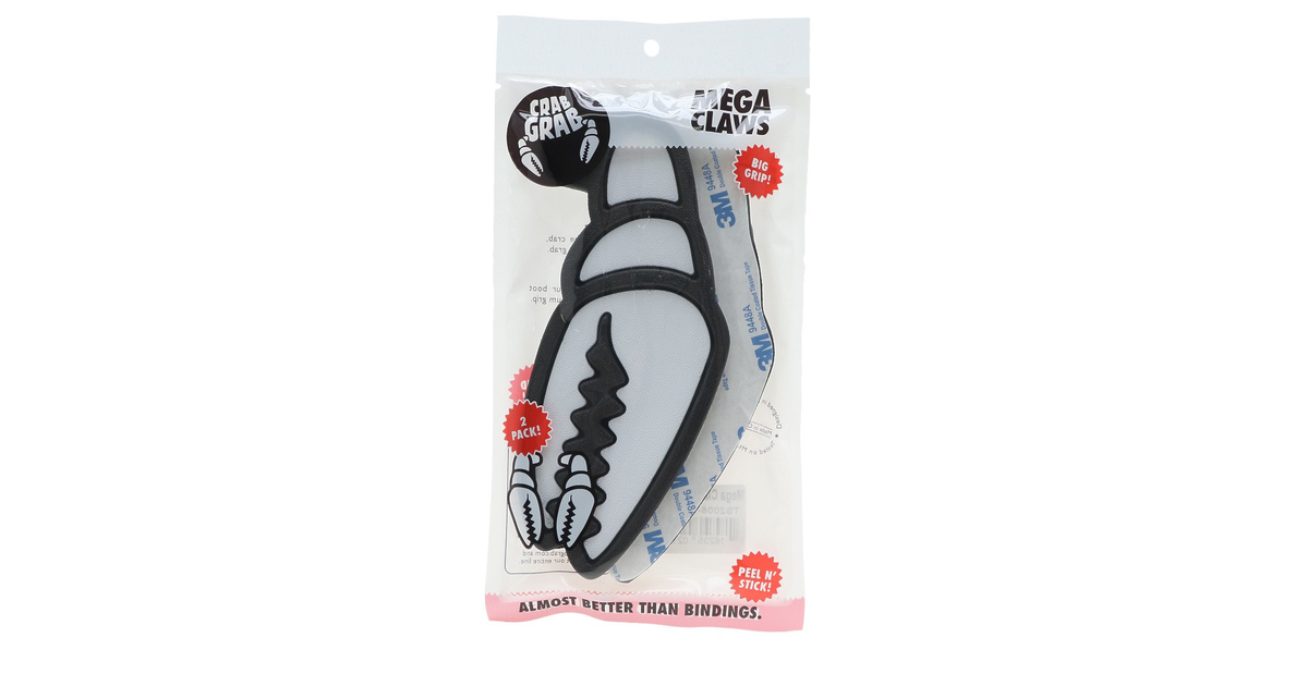 クラブグラブ（CRABGRAB）（メンズ、レディース）MEGA CLAWS メガクロー 22-57 MGCLW BK WT ホワイト デッキ ...