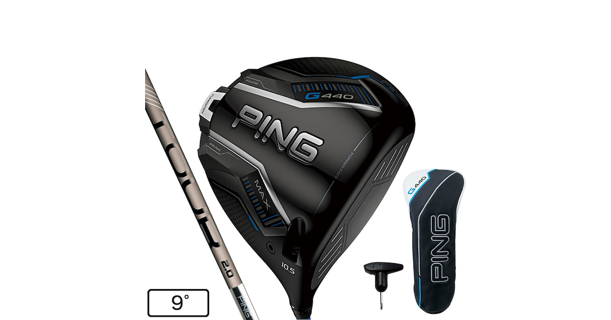 ピン（PING）（メンズ）G440 MAX ドライバー(1W ロフト9度)PING TOUR 2.0 CHROME 75 | ゴルフ用品はヴィクトリアゴルフ