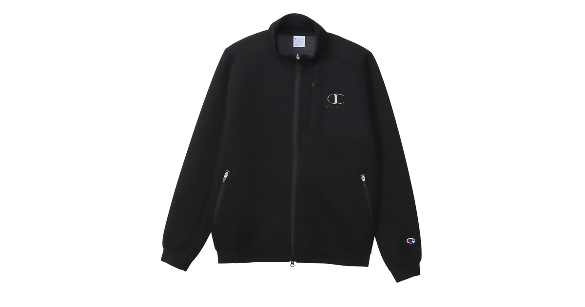 チャンピオン（CHAMPION）（メンズ）ゴルフウェア テックウィーブ 3LS ジップスウェットジャケット C3-YG603 090 | ゴルフ用品はヴィクトリアゴルフ
