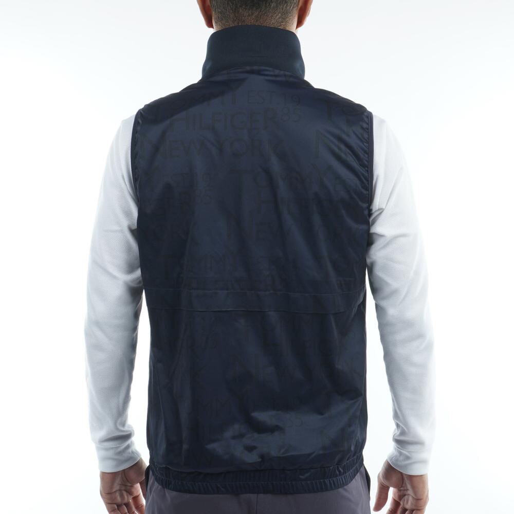 トミー ヒルフィガー ゴルフ（TOMMY HILFIGER GOLF）（メンズ）ゴルフウェア アウター ロゴプリントリバーシブルベスト ...