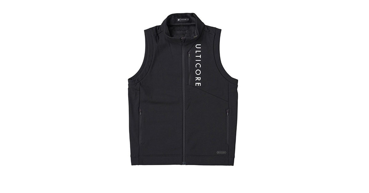 アルティコア（ULTICORE）（メンズ）ゴルフウェア アウター 前開きベスト リップキルト3層 DBM30CBK | ゴルフ用品はヴィクトリアゴルフ