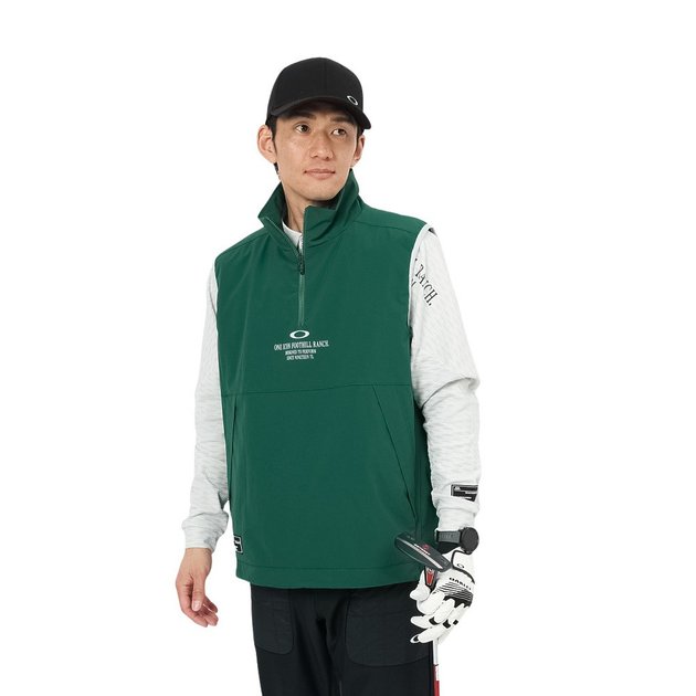 オークリー（OAKLEY）（メンズ）ゴルフウェア 防風 撥水 STALWART LIGHT プルオーバー ベスト FOA408444-7TG ...