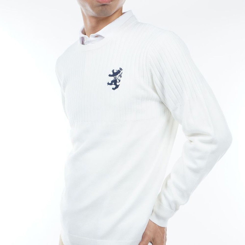 アドミラル ゴルフ（Admiral GOLF）（メンズ）ゴルフウェア ランパント クルーネックセーター ADMA376-WHT | スポーツ用 ...