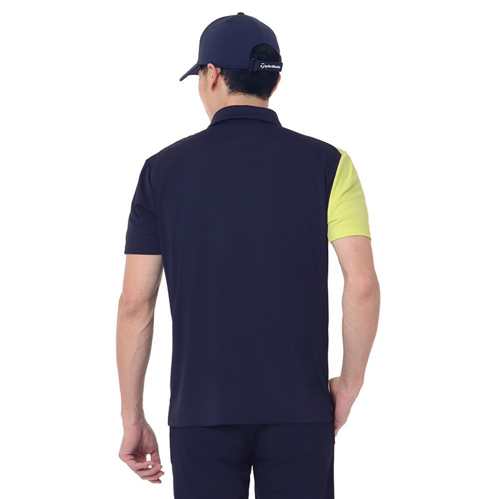 テーラーメイド（TAYLORMADE）（メンズ）モックネック ゴルフ 半袖 カラーブロック半袖ポロシャツ M19626-TL426 | ゴルフ ...