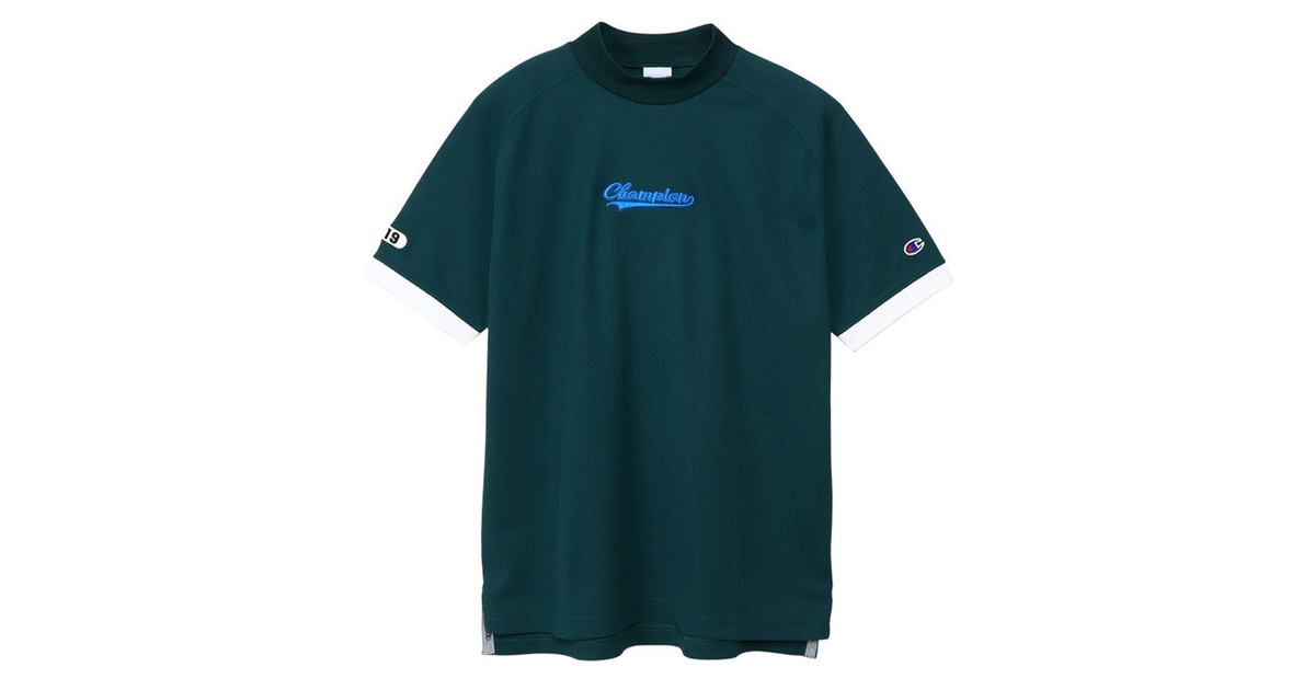 チャンピオン（CHAMPION）（メンズ）ゴルフウェア モックネック 半袖シャツ C3-ZG306 570 | アウトドア・キャンプ用品はエルブレス
