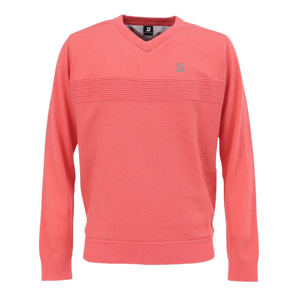 ブリヂストン] セーター GOLF メンズ ブリヂストン ゴルフ 長袖 前開き