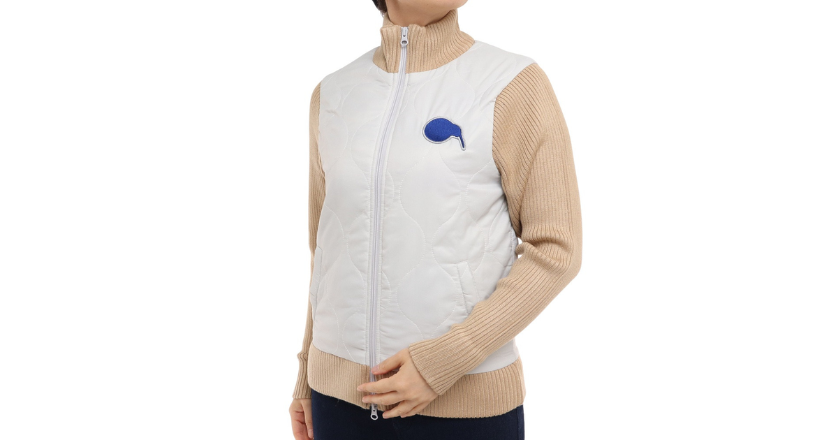 キウイアンドコー｜キウイアンドコー（KIWI&CO.）（レディース）ゴルフウェア Quilting Cmb BL ジャケット ...