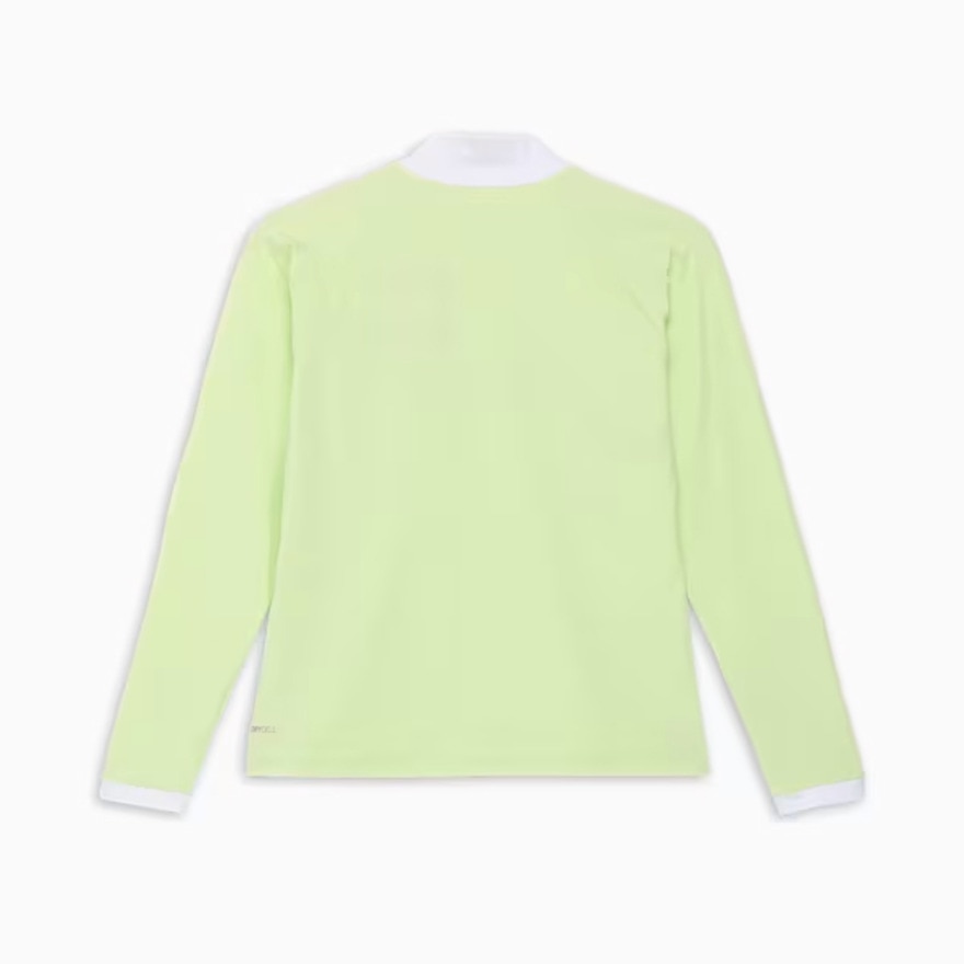 プーマ（PUMA）（レディース）ゴルフウェア 吸水速乾 PC ピーチ ストレッチ P ロゴ ラグラン モックネック 長袖 シャツ 630587 ...