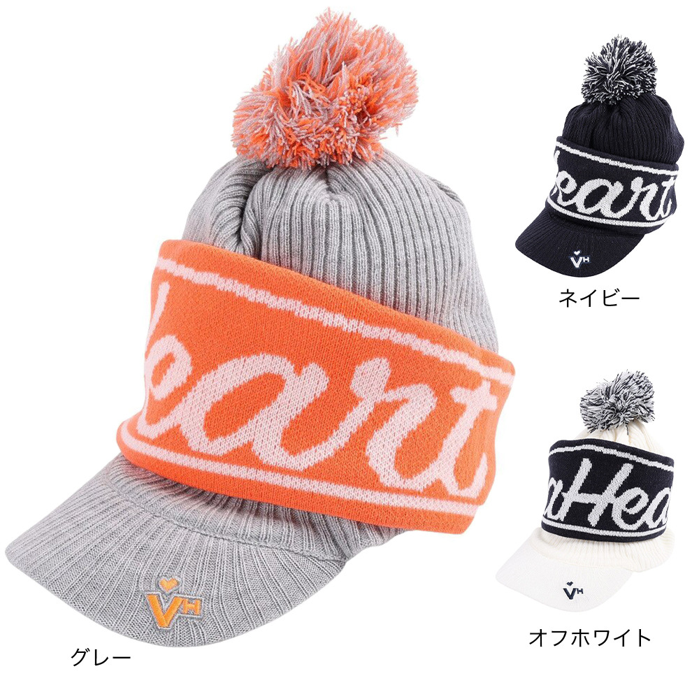 ビバハート（VIVA HEART）（レディース）ネックウォーマー付きニットキャップ 013-57061-005 | ゴルフ用品はヴィクトリアゴルフ