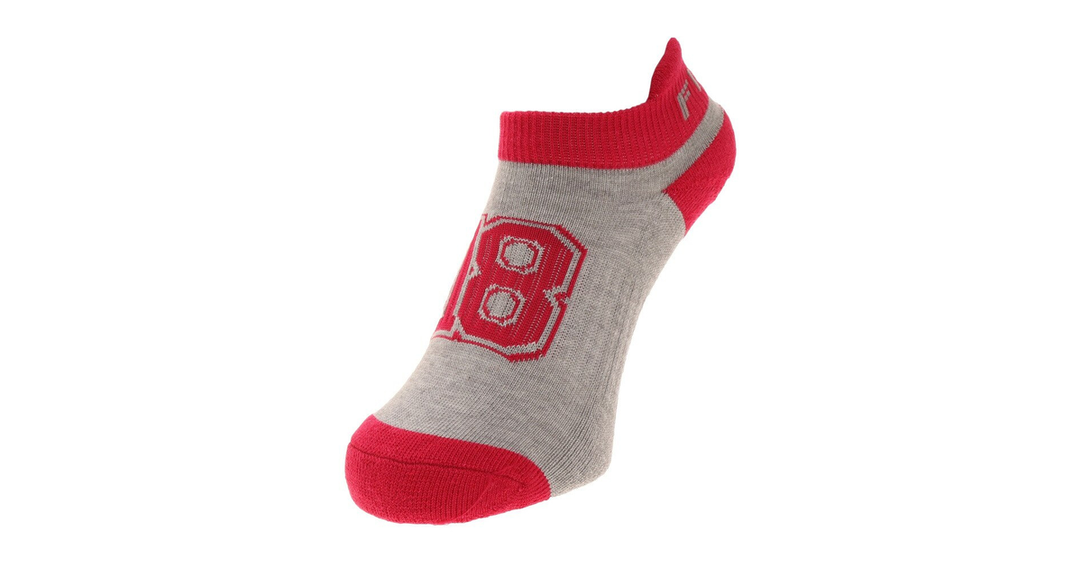 アンクルソックス ナンバー柄 FD5FWF15 GRY..｜フィドラ - スーパースポーツゼビオ