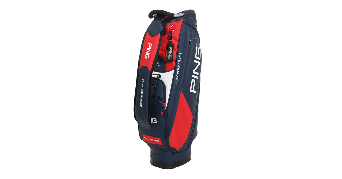ピン（PING）（メンズ）ゴルフ キャディバッグ カート式 9.5型 5分割 USA NAVY 36232 CB-P222 | ゴルフ用品はヴィクトリアゴルフ