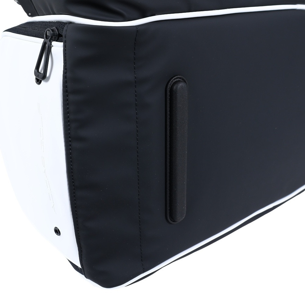 アディダス（adidas）（メンズ）ゴルフ ボストンバッグ ショルダー付き シューズポケット付き 合成皮革 MGS10-HS4450WH/BK ...