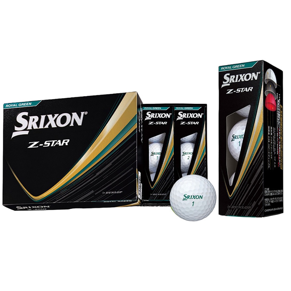 スリクソン（SRIXON）（メンズ）ゴルフボール Z-STAR9 プラスワン SN ZS9 GRN ダース(12+3個入り) | スポーツ用品 ...