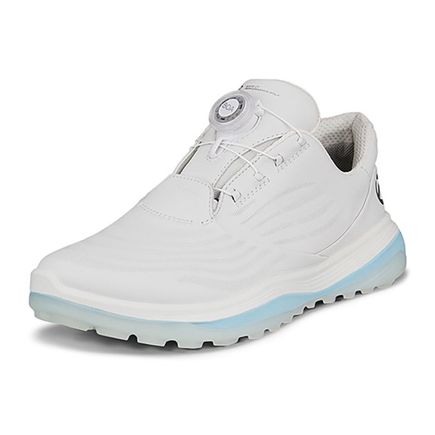 エコー（ecco）（レディース）ゴルフシューズ スパイクレス BOA ボア ダイヤル式 LT1 BOA WH 13276301007 ...