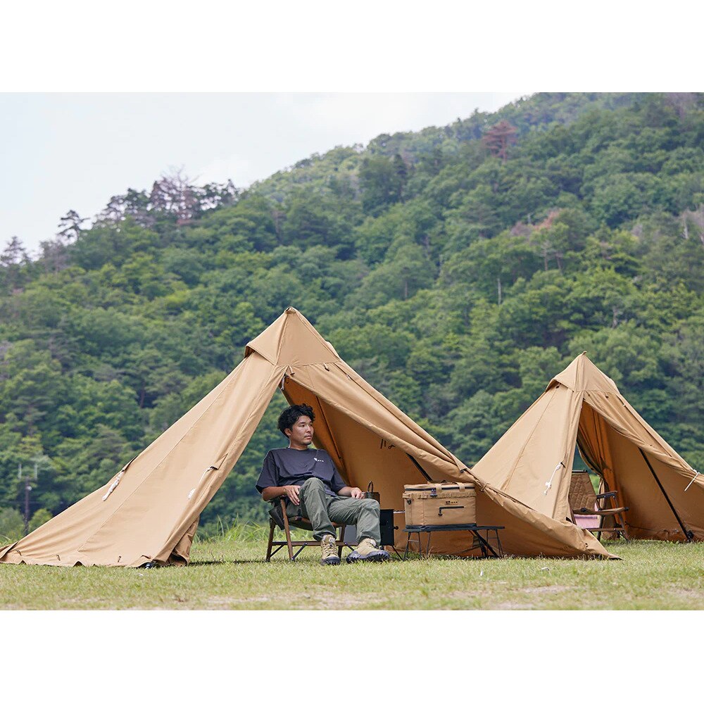 WAQ（WAQ） テント キャンプ Alpha TC SOLO DX ソロデラックス WAQ-TCTDX11 ソロ用 デュオ用 ティピテント 1～2人用 | アウトドア・キャンプ用品はエルブレス