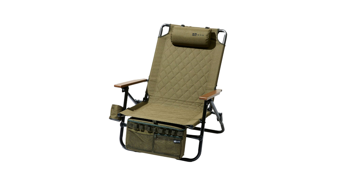 WAQ（WAQ） リクライニングローチェア WAQ-RLC1 椅子 チェア 折りたたみ キャンプ | アウトドア・キャンプ用品はエルブレス