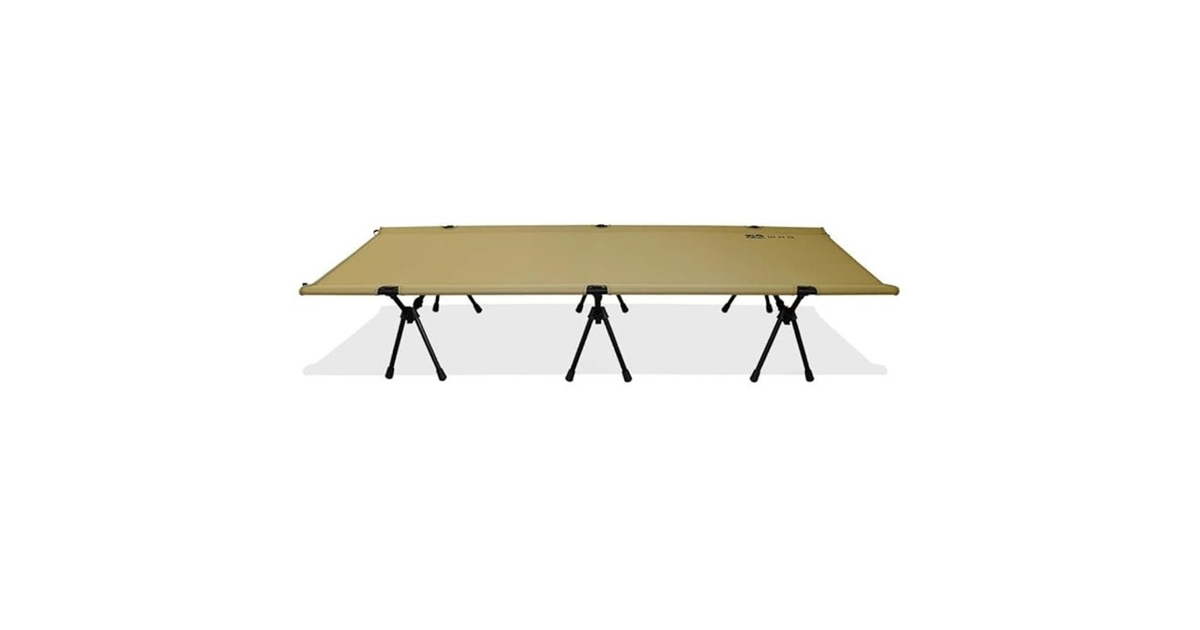 WAQ（WAQ） ベッド アウトドア キャンプ 2WAYフォールディングコット 600D TAN | アウトドア・キャンプ用品はエルブレス