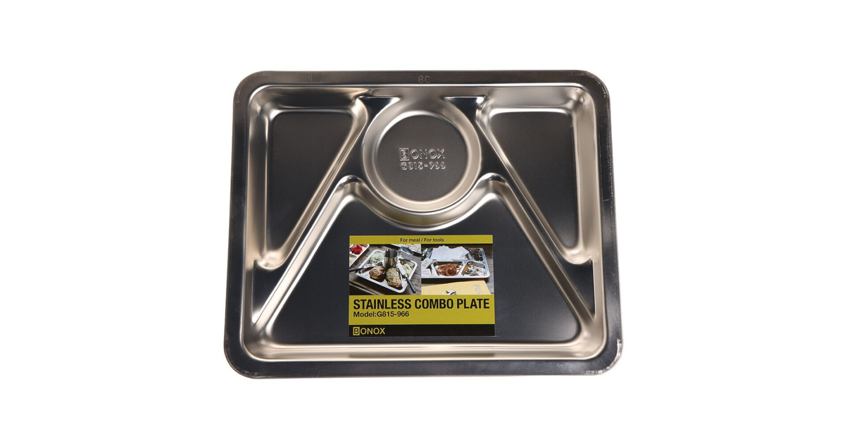 ダルトン（DULTON） 食器 キャンプ アウトドア ステンレスコンボプレートB G815-966B BBQ | アウトドア・キャンプ用品はエルブレス