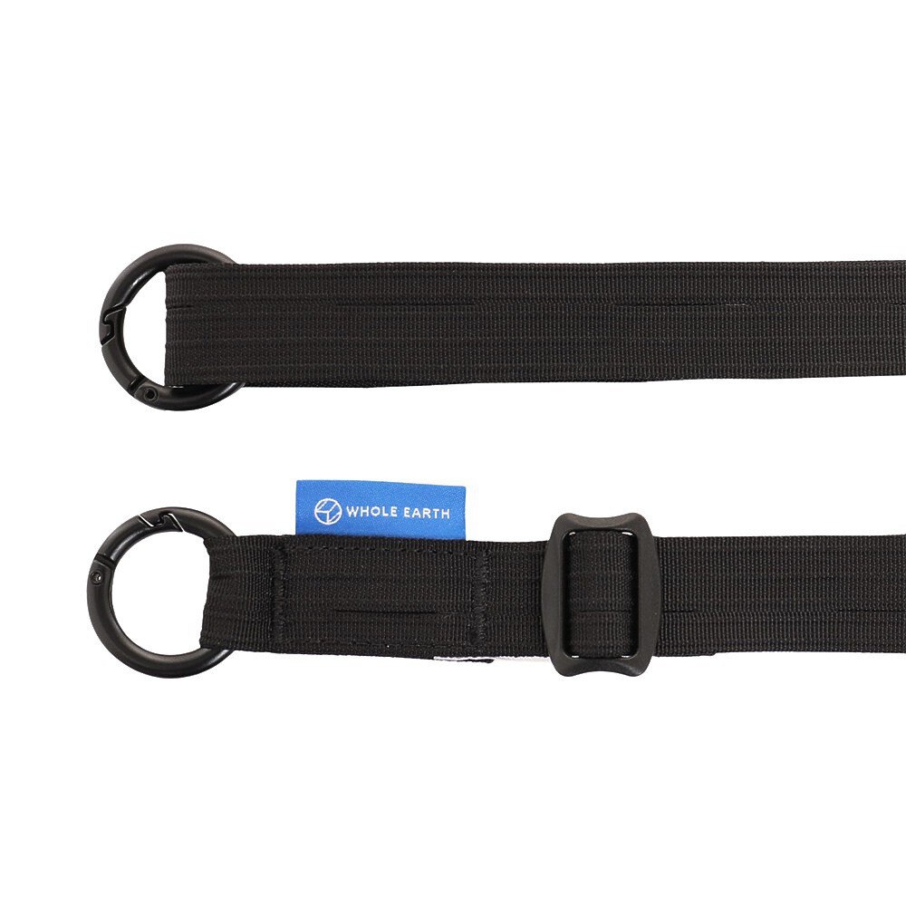 ホールアース（Whole Earth） MAGIC BELT マジックベルト WE2MDZ31 BLK ブラック ハンギングチェーン 100cm～200cm | アウトドア・キャンプ用品はエルブレス