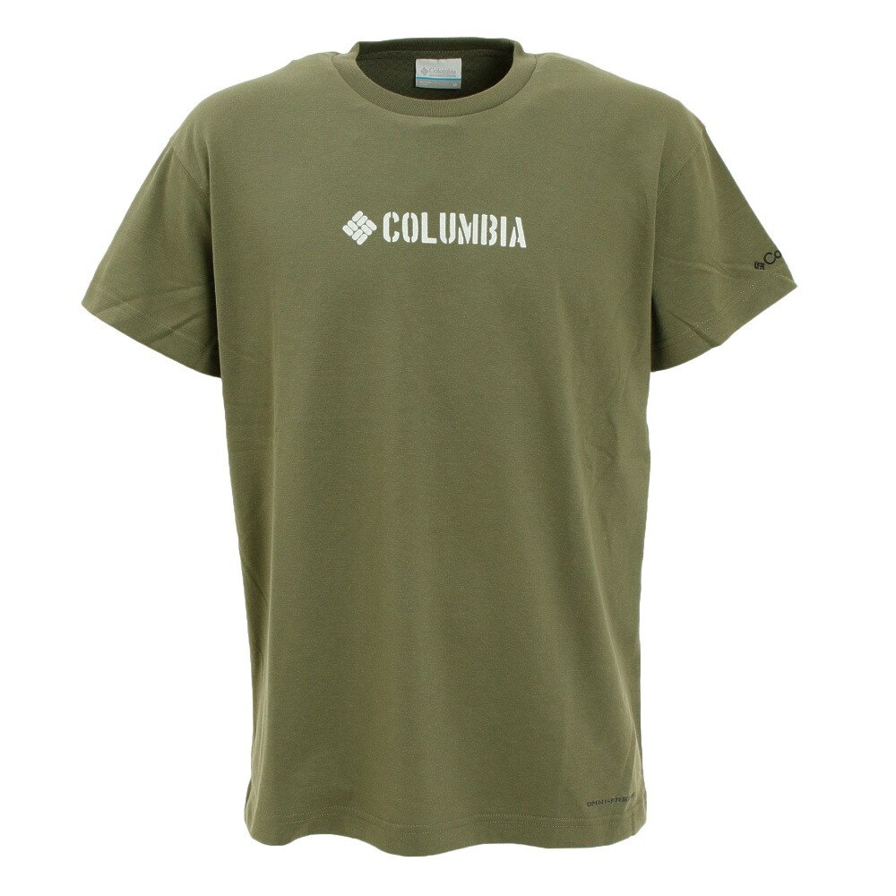 コロンビア（Columbia）（メンズ）半袖Tシャツ コールドベイダッシュ ショートスリーブ PM4377 398 カーキ トップス UV ...