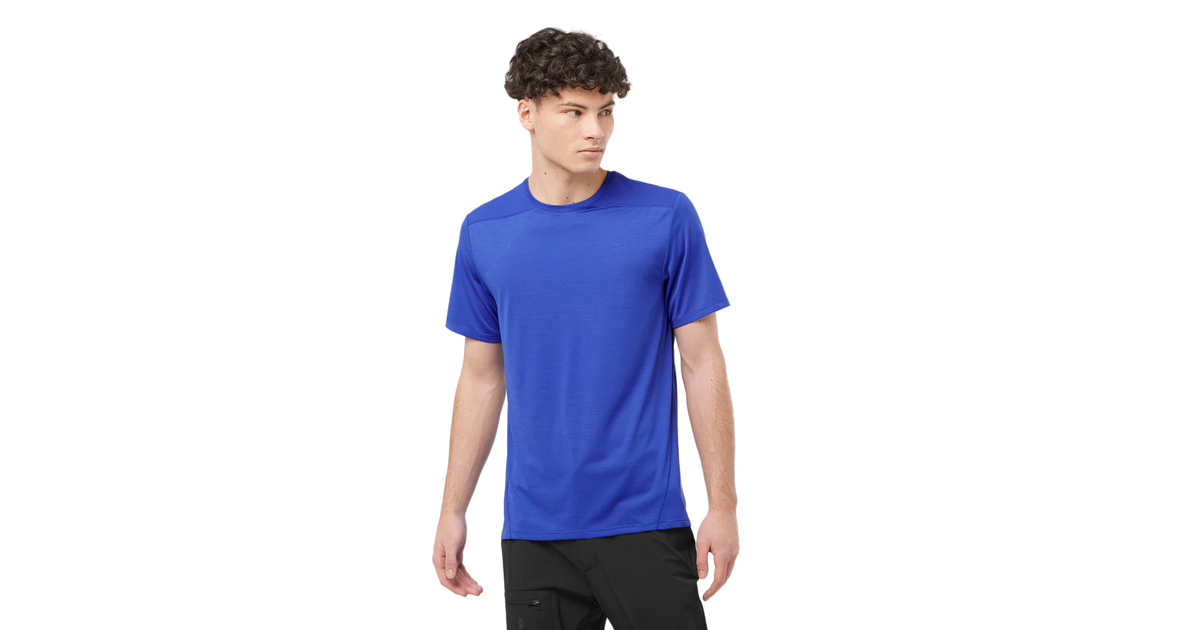 サロモン（SALOMON）（メンズ）半袖Tシャツ OUTLINE LC2155700 | アウトドア・キャンプ用品はエルブレス