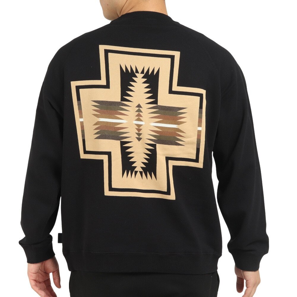 ペンドルトン（PENDLETON）（メンズ）トレーナー スウェット Raglan BP Sweat Black 2475-9004 10049 | スポーツ用品はスーパースポーツゼビオ