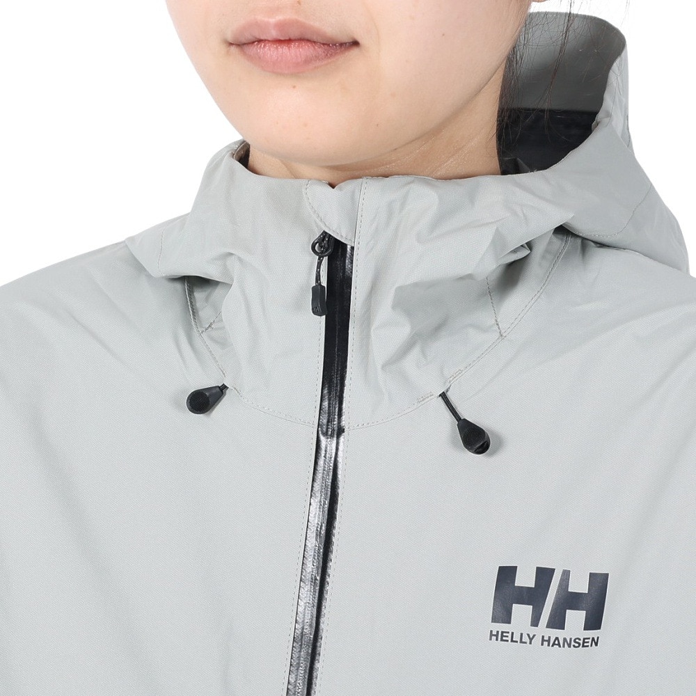 ヘリーハンセン（HELLY HANSEN）（レディース）アウター ジャケット レイネライトジャケット HOE12312 PG グレー 収納袋付 | アウトドア・キャンプ用品はエルブレス