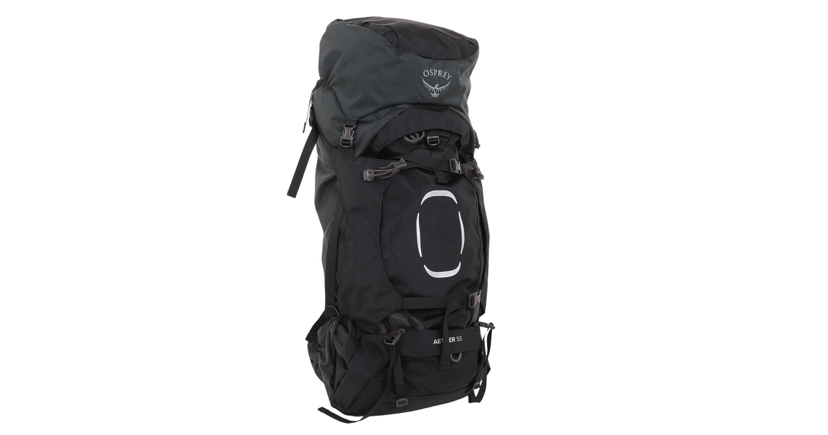 オスプレー（OSPREY）（メンズ、レディース）バックパック リュック 大型 イーサー55 OS50084001 ブラック SM 55L ...