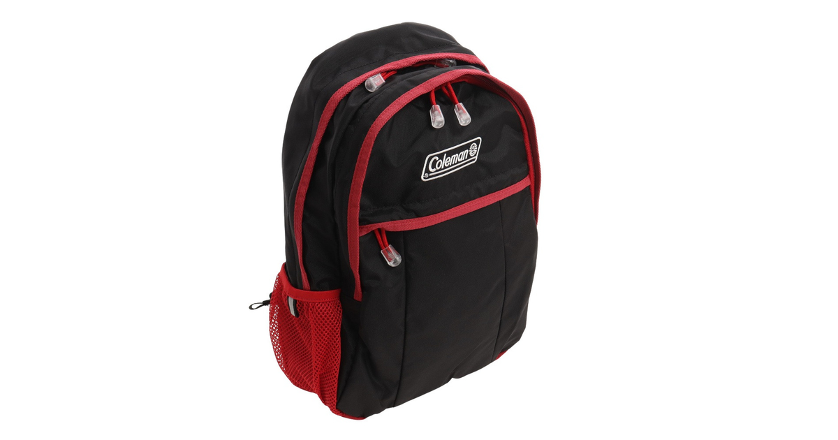 コールマン（Coleman）（キッズ）バッグ キッズ リュック 子供用 ウォーカーミニ 2000039061 10L ブラック×レッド 遠足 ...