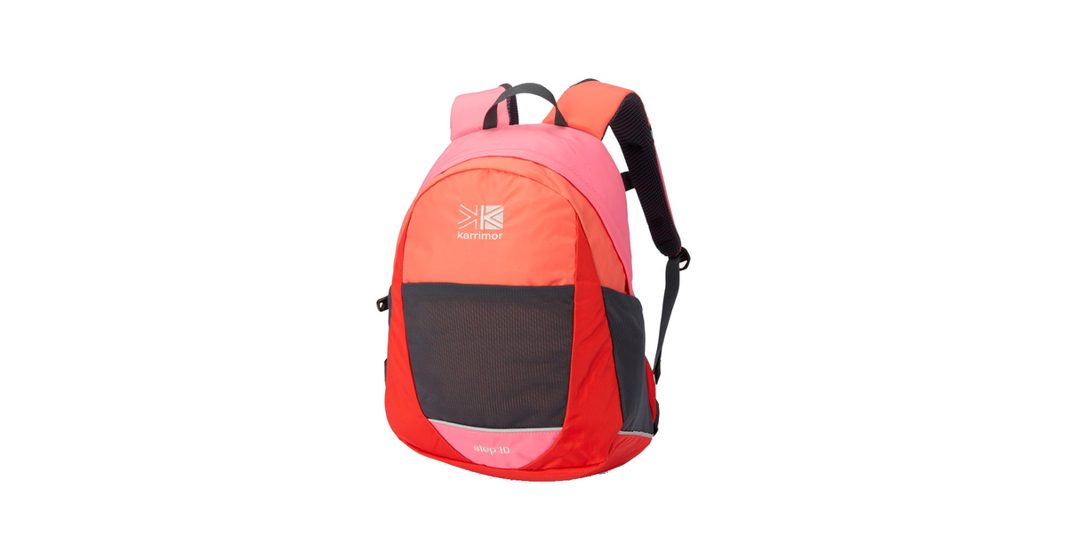 カリマー（karrimor）（キッズ）バッグ リュック 子供用 ジュニア ステップ 10 501103-2421 ピンク×レッド 10L ...