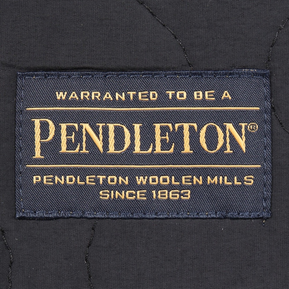 ペンドルトン（PENDLETON）（メンズ、レディース）ネックウォーマー キルティングマフラー PDT-000-253028 BLK | アウトドア・キャンプ用品はエルブレス
