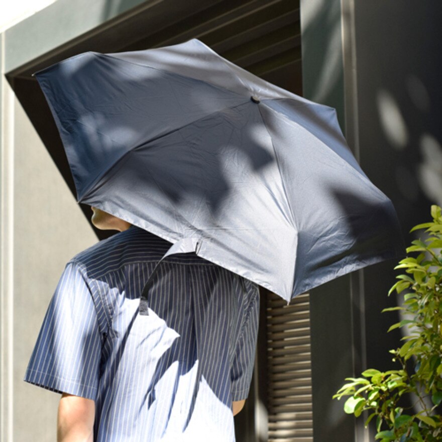 ハイマウント（High MOUNT）（メンズ、レディース）折りたたみ傘 パラソル&ゴー バイ スマートデュオ 57265 ブラック 収納ケース ...