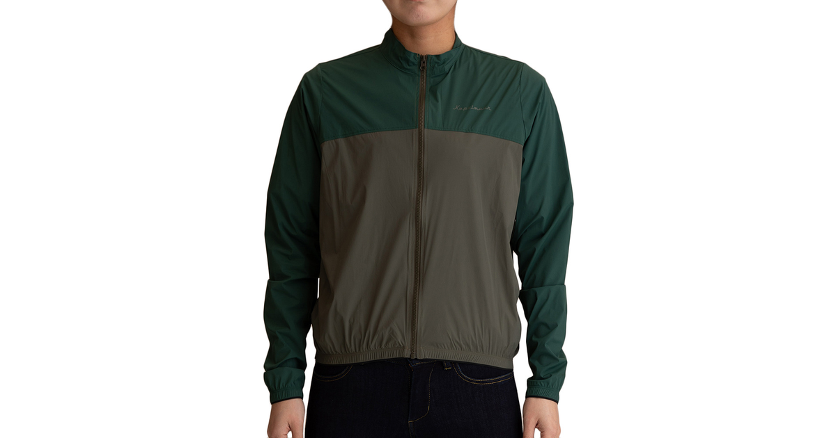 カペルミュール（KAPELMUUR）（メンズ、レディース）KALBAC 軽量ストレッチウインドブレーカー kpwb030-GRN ...