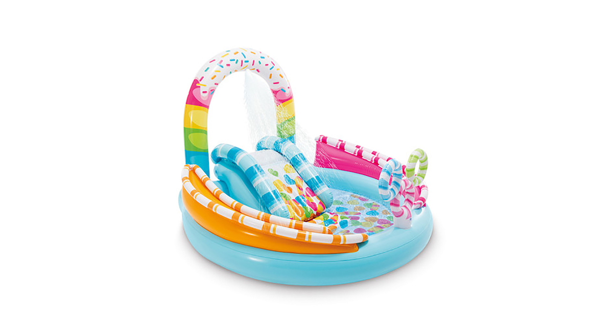 インテックス（INTEX）（キッズ）Candy Fun インフレータブル プレイセンター 滑り台付き キッズプール 57144 家庭用プール | ウィンタースポーツ・マリン用品はヴィクトリア