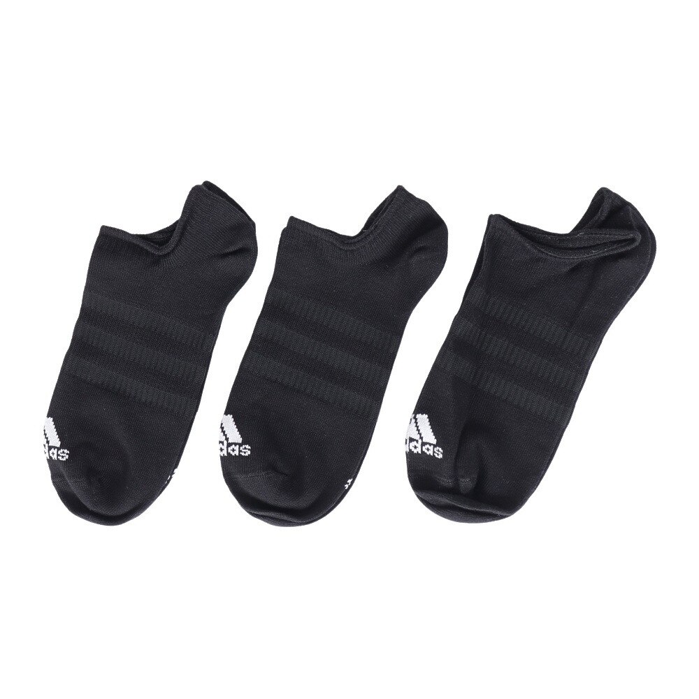 アディダス（adidas）（レディース）ローソックス 薄手・軽量ノーショーソックス3足組 EBB71-IC1327 | スポーツ用品はスーパー ...