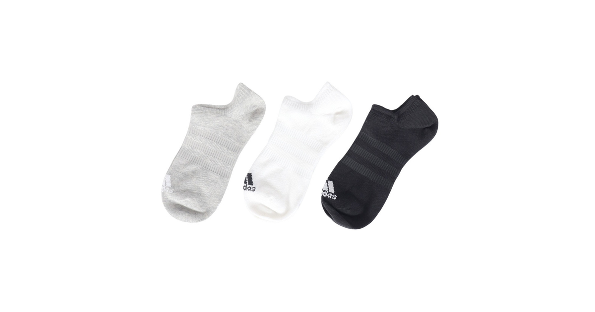 アディダス（adidas）（レディース）ローソックス 薄手・軽量ノーショーソックス3足組 EBB71-IC1328 | スポーツ用品はスーパー ...