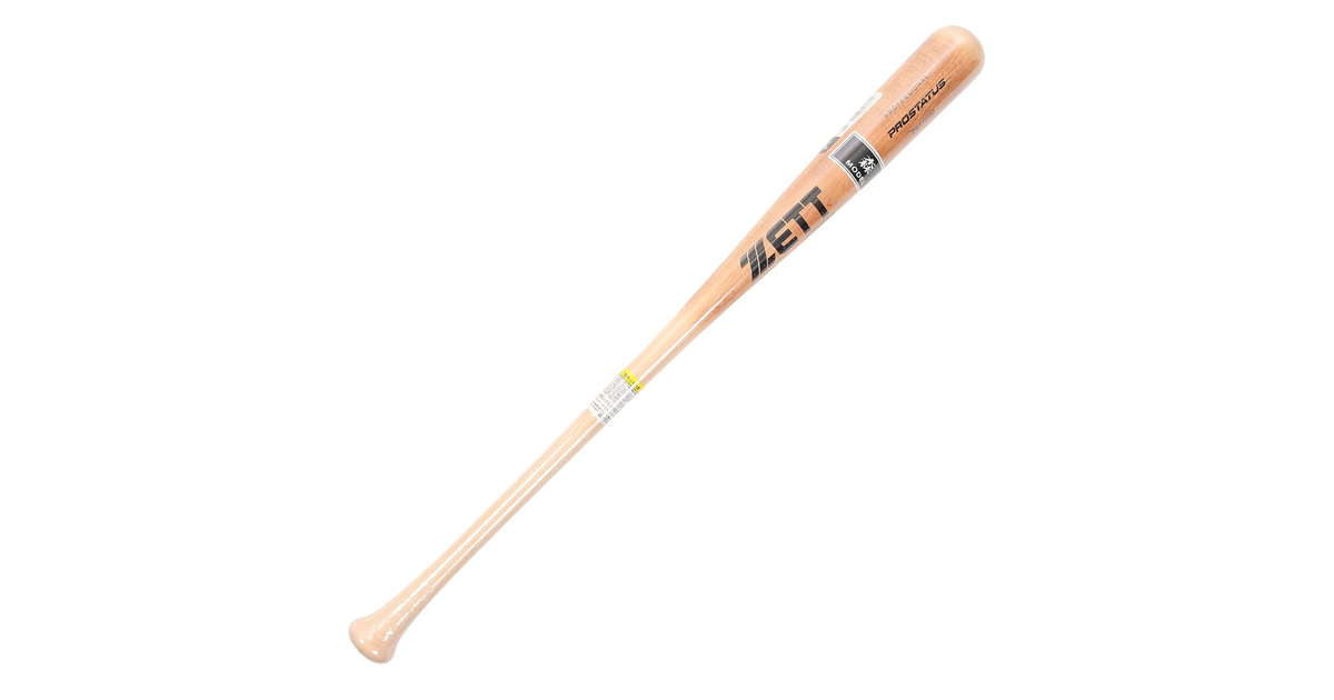 ゼット｜ゼット（ZETT）（キッズ）少年軟式 木製 バット 野球 プロステイタス 80cm/650g平均 BWT70280-1201MO - スポーツ用品はスーパースポーツゼビオ