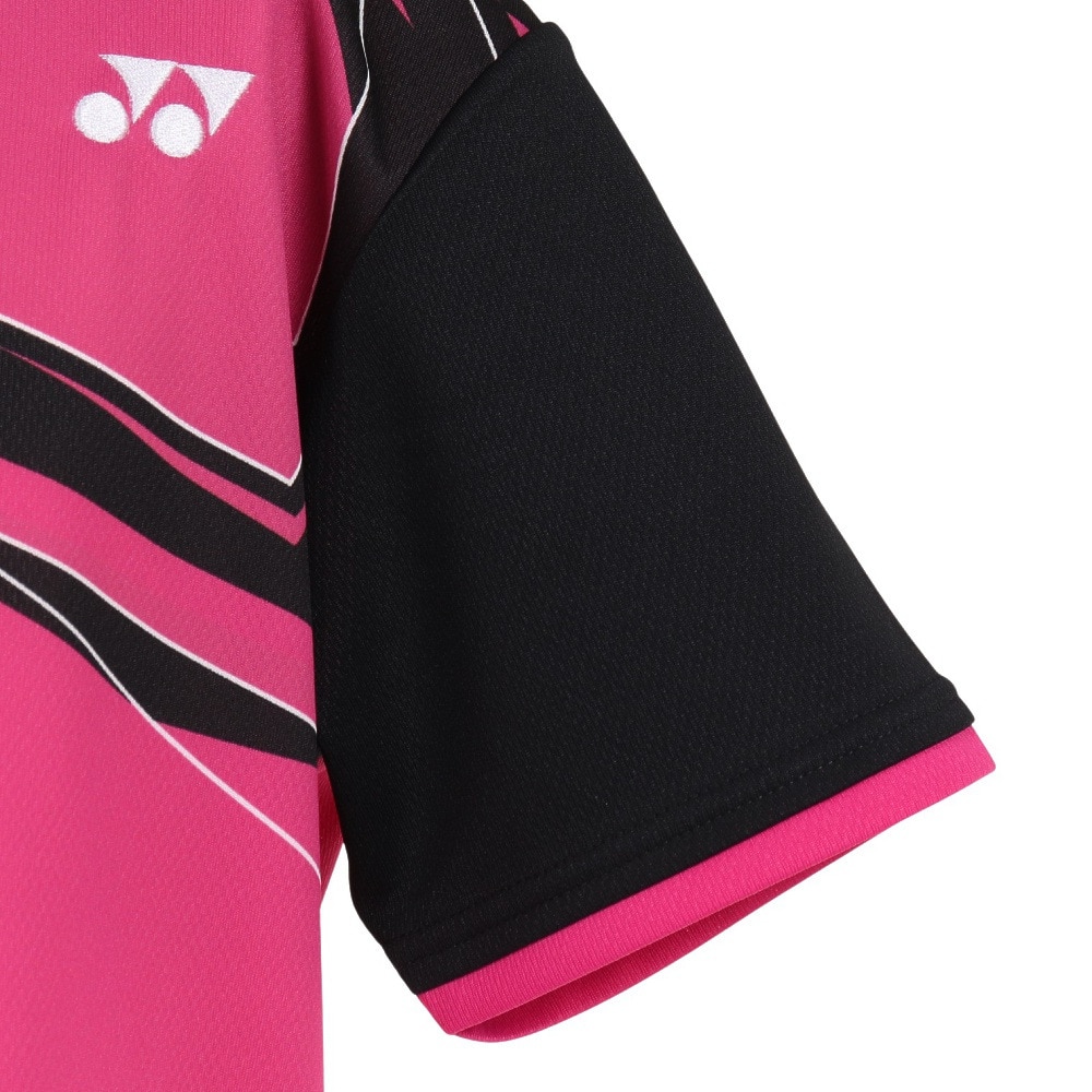 ヨネックス（YONEX）（キッズ）テニス バドミントン UVカット ウェア ジュニア ゲームシャツ 10475J-654 速乾 | スポーツ用品はスーパースポーツゼビオ