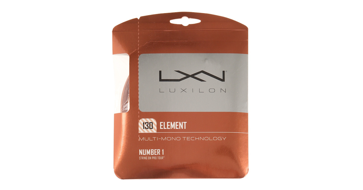 ルキシロン（LUXILON）（メンズ、レディース）硬式テニスストリング ELEMENT 130 WRZ990109 | スポーツ用品はスーパー ...