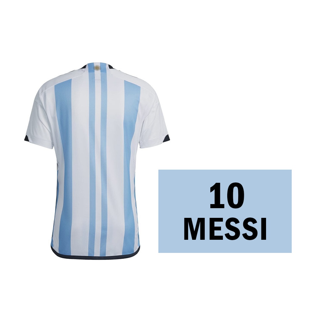 アディダス（adidas）（メンズ）アディダス サッカーアルゼンチン代表 2022 ホーム レプリカ ユニフォーム 背番号 10 メッシ ...