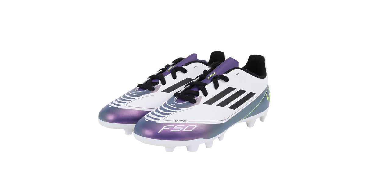 アディダス（adidas）（キッズ）ジュニアサッカースパイク 各種グラウンド対応 土 芝キッズ メッシ F50 CLUB FxG NLI63 ...