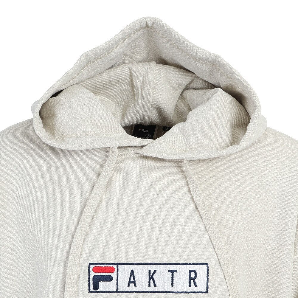 アクター（AKTR）（メンズ）バスケットボールウェア ×FILA BOX LOGO スウェット フーディ 122-054010 WH ...