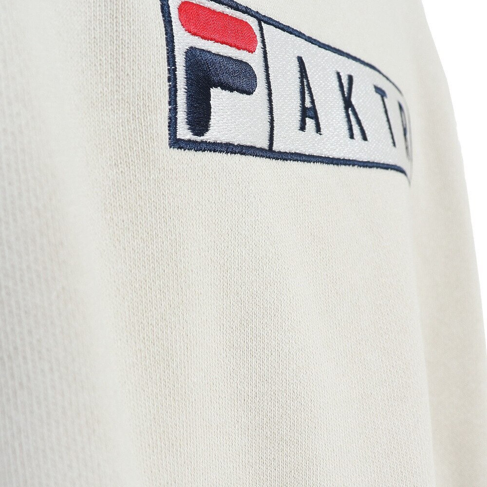 アクター（AKTR）（メンズ）バスケットボールウェア ×FILA BOX LOGO スウェット フーディ 122-054010 WH ...