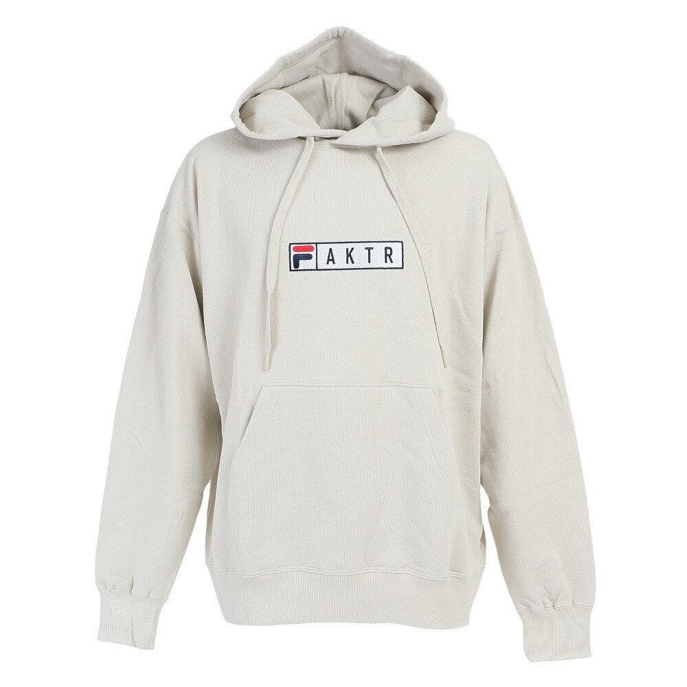アクター（AKTR）（メンズ）バスケットボールウェア ×FILA BOX LOGO スウェット フーディ 122-054010 WH ...