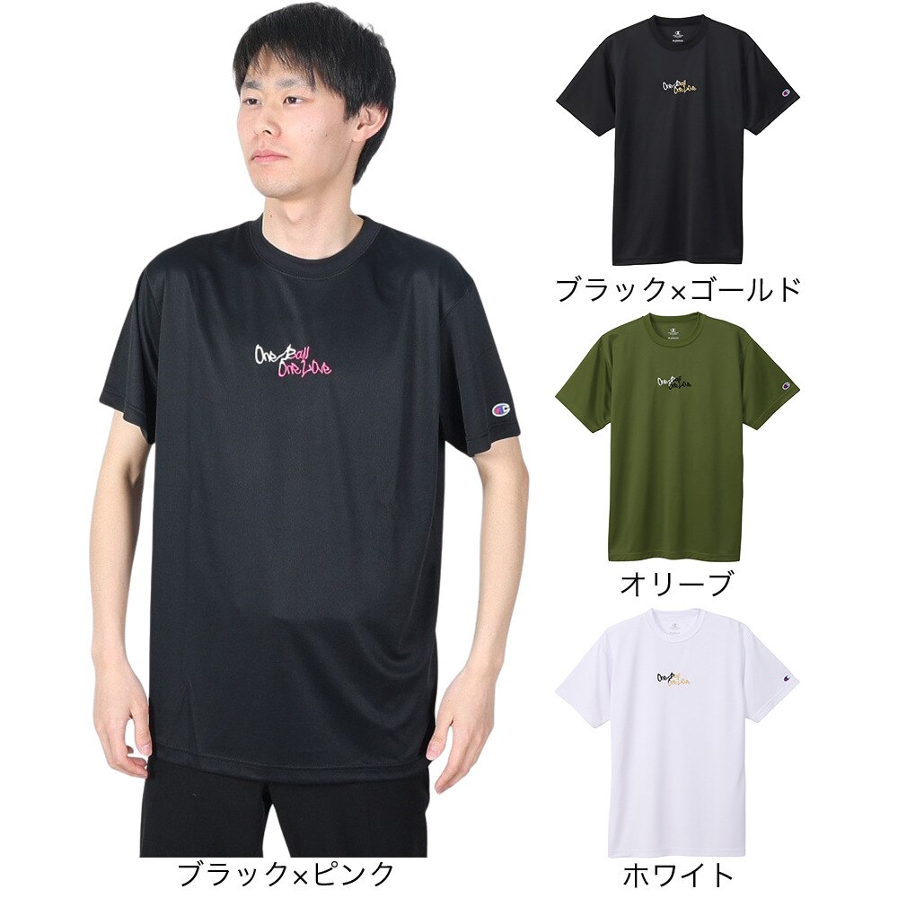 チャンピオン（CHAMPION）（メンズ）バスケットボールウェア ショートスリーブTシャツ C3-ZB310 107 速乾 | スポーツ用品はスーパースポーツゼビオ
