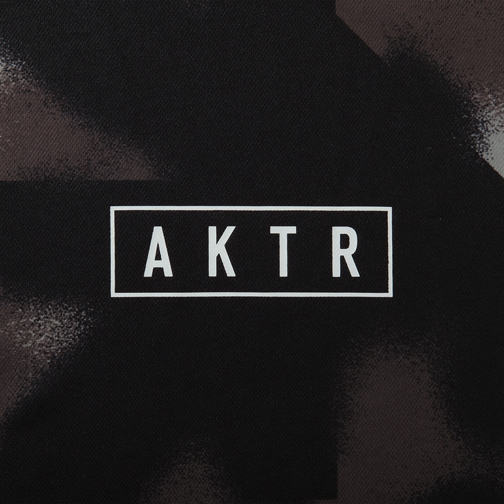 アクター（AKTR）（メンズ）バスケットボールウェア スクリブル アクター ロゴ スポーツ Tシャツ 124-016005 BK | スポーツ用品はスーパースポーツゼビオ