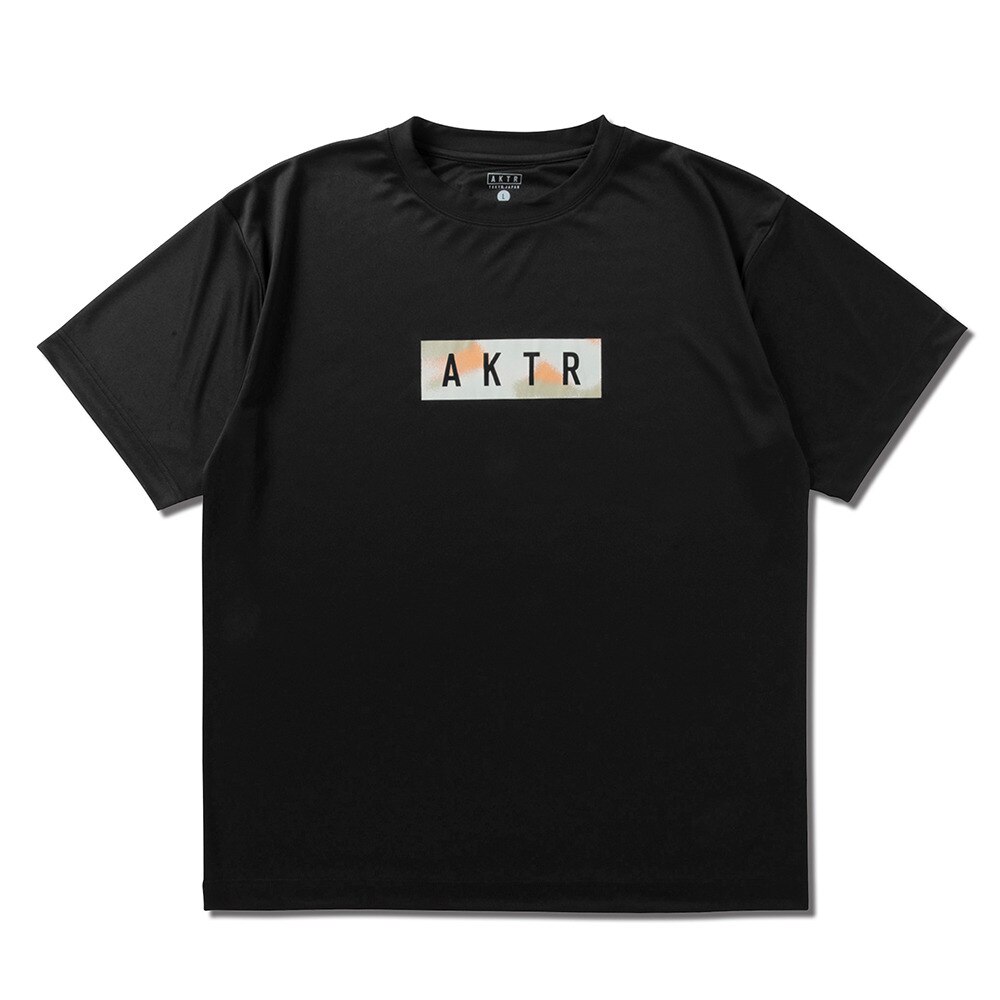アクター（AKTR）（メンズ）バスケットボールウェア スクリブル ボックス ロゴ スポーツ Tシャツ 124-018005 BK | スポーツ用品はスーパースポーツゼビオ